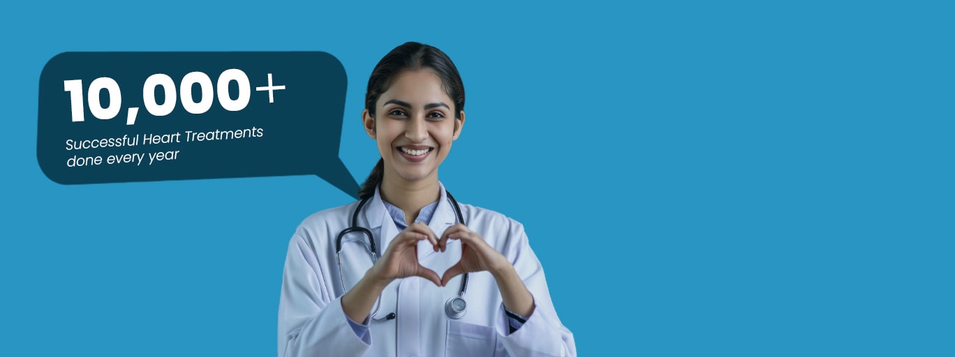 10000+ Heart Treatments done every year at Desun Hospital